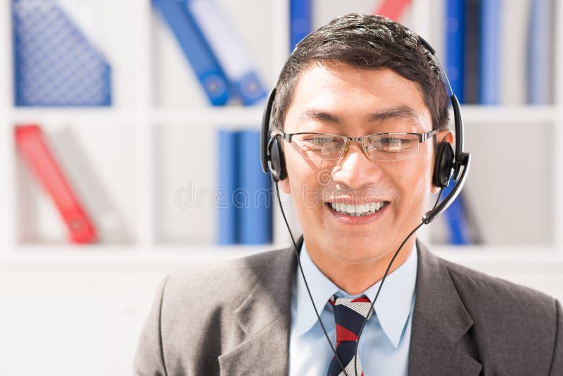 Customer service agent stock photo. Image of indoors - 43732902