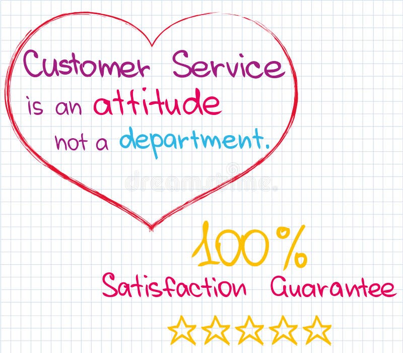 Customer Service approach stock vector. Illustration of operator - 50210623