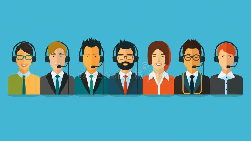 Customer Service Background Concept Stock Illustrations – 88,871 ...