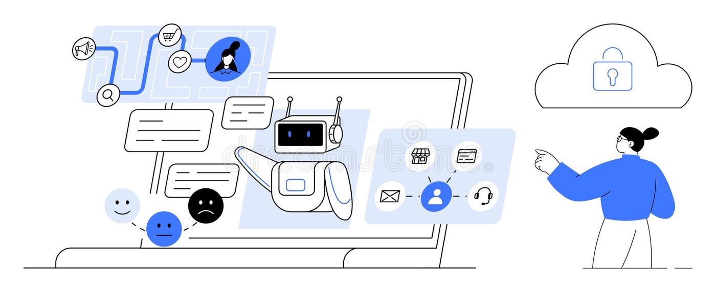Chatbots Automation Stock Illustrations – 876 Chatbots Automation Stock ...
