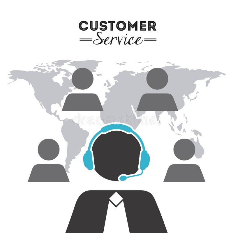 Customer service design stock illustration. Illustration of symbol ...