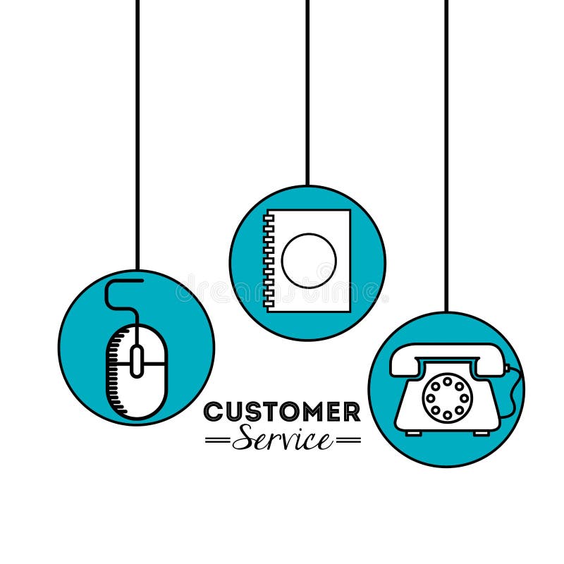 Customer service design stock vector. Illustration of centre - 63939022