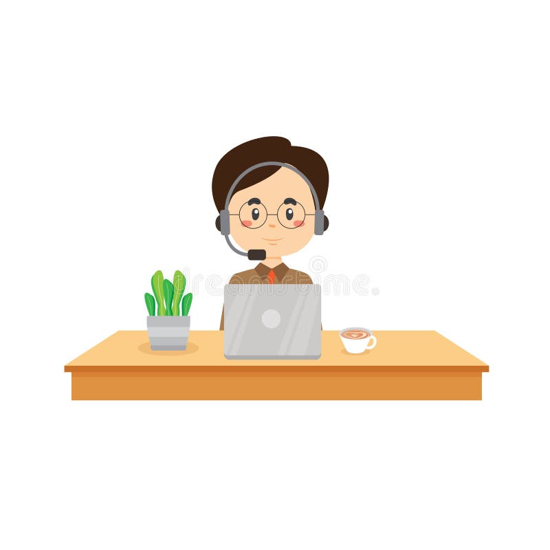 Service Desk Service and Repair Concept Stock Illustration ...