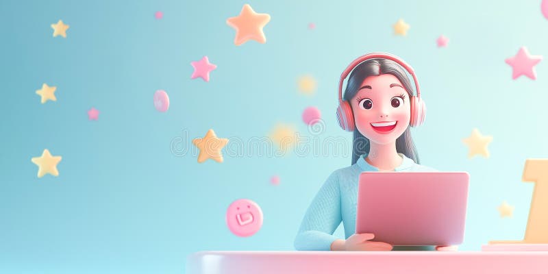 Customer Service Excellence in 3D Featuring Agents Delivering Effective ...