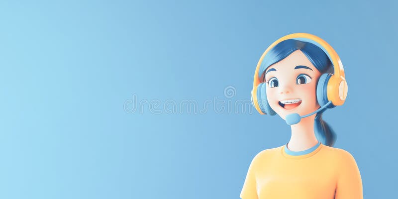 Customer Service Excellence in 3D Illustrating Agents Delivering ...