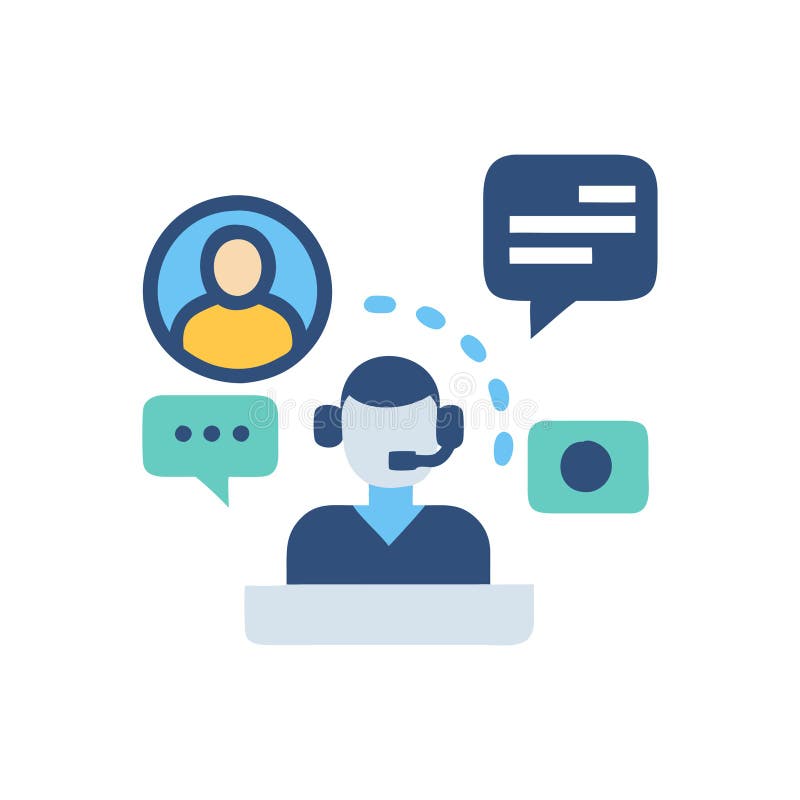 Customer Service Excellence Design Icon Stock Image - Illustration of ...
