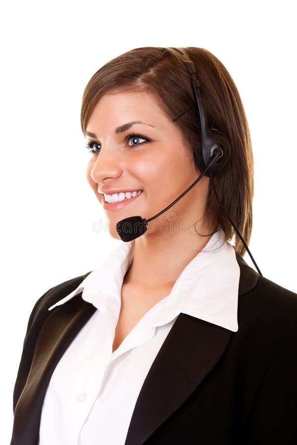 Cheerful Customer Service stock photo. Image of business - 5659412