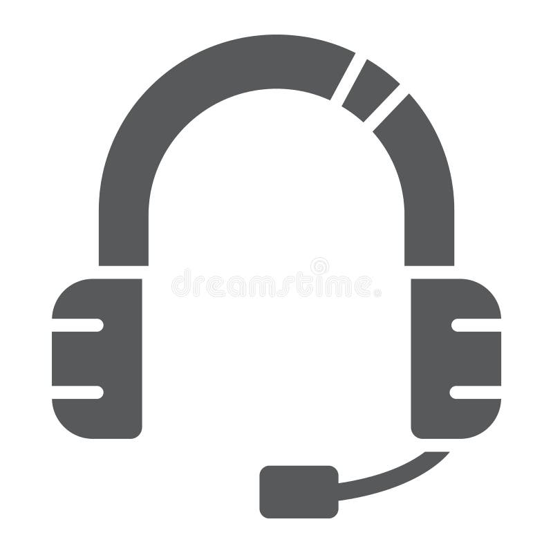 Customer Service Line Icon, Support and Service, Headset Sign, Vector ...