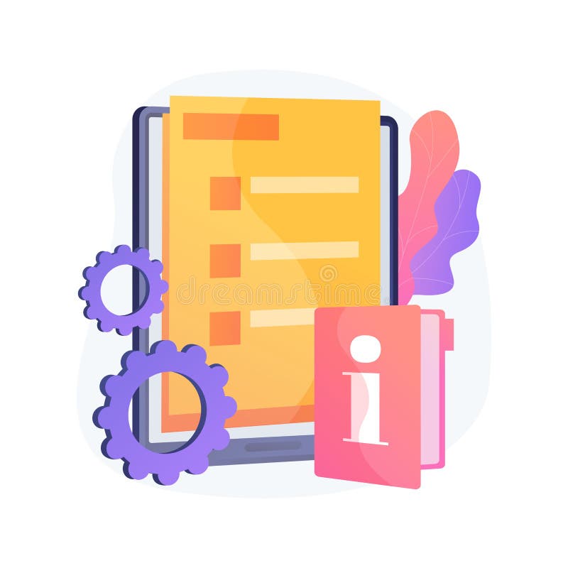 Customer Service Guide Abstract Concept Vector Illustration Stock ...