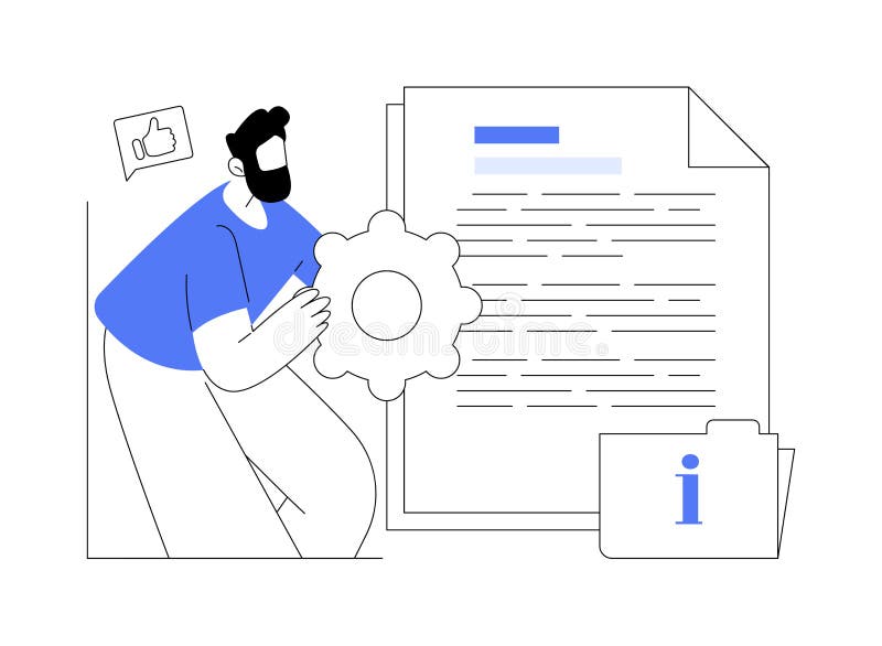 Customer Service Guide Abstract Concept Vector Illustration. Stock ...