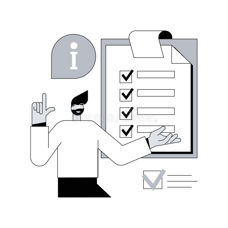 Customer Service Guide Abstract Concept Vector Illustration. Stock ...