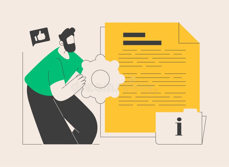 Customer Service Guide Abstract Concept Vector Illustration. Stock ...