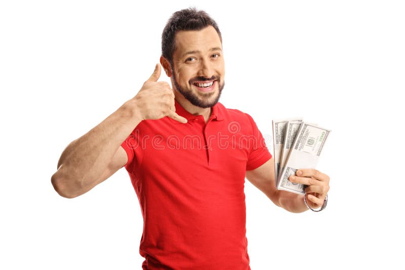 Business Customer Service Guy Ready To Work Stock Image - Image of ...