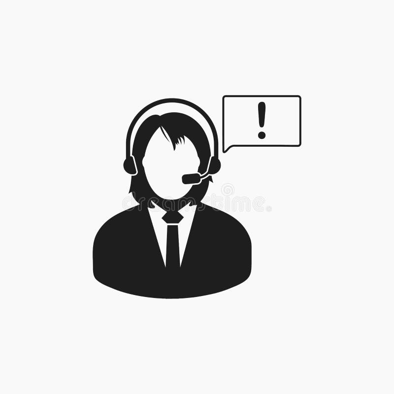 Customer service icon. stock vector. Illustration of vector - 158876258