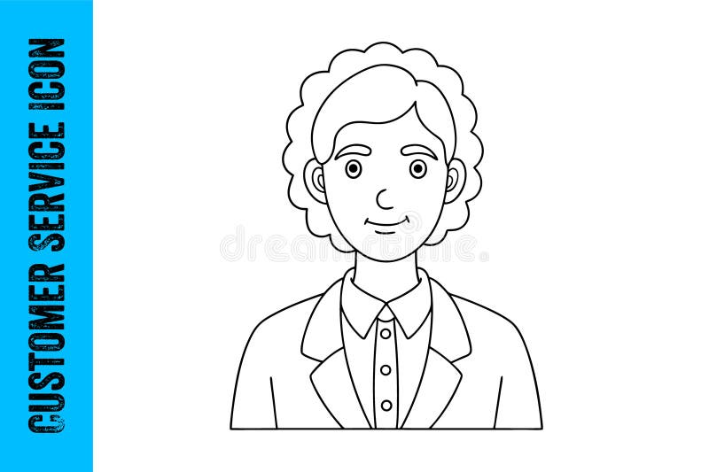 Customer Service Icon with Editable Vector Collections Stock Vector ...