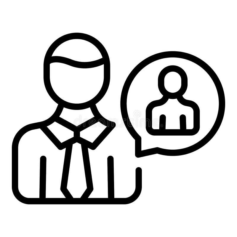 Customer Service Icon Outline Vector. Help Center Stock Vector ...