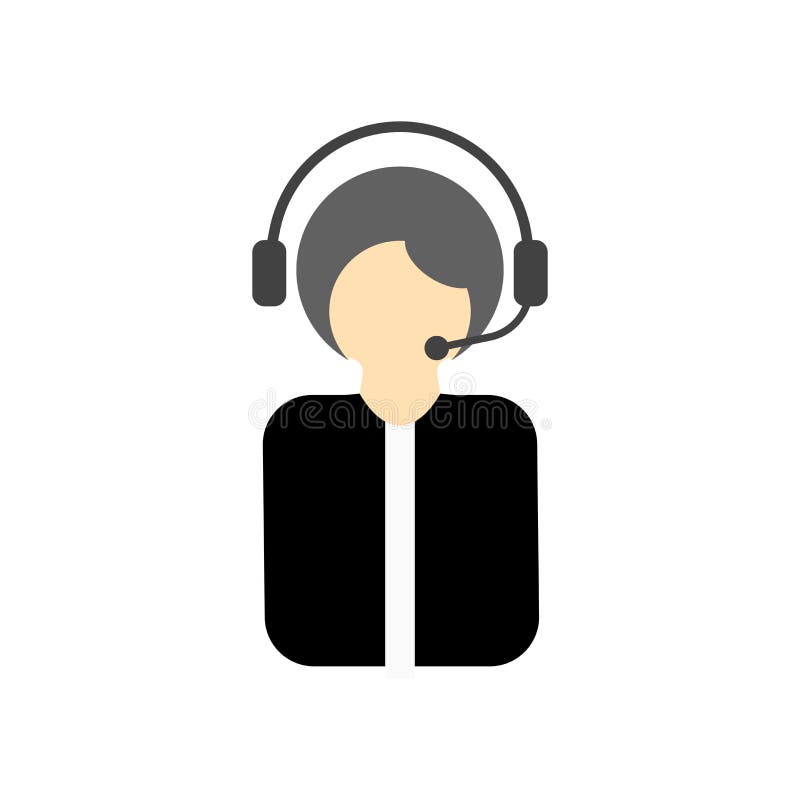 Customer Service Icon Vector Sign and Symbol Isolated on White ...