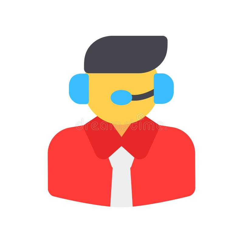 Customer Service Icons in Flat Style for Any Projects Stock Vector ...