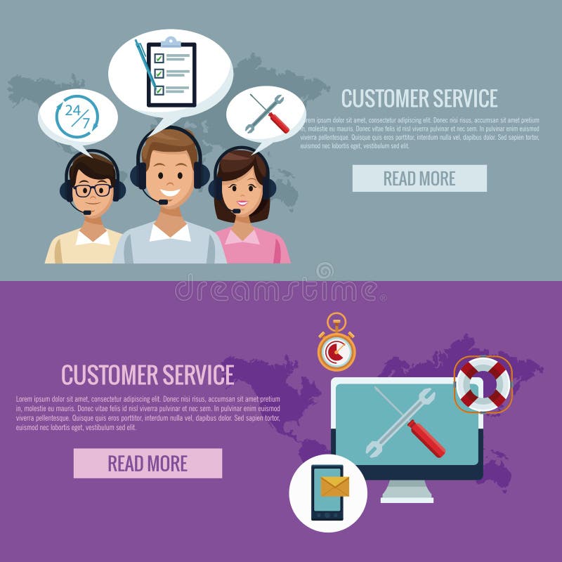 Customer Service Infographic Stock Vector - Illustration of help, label ...