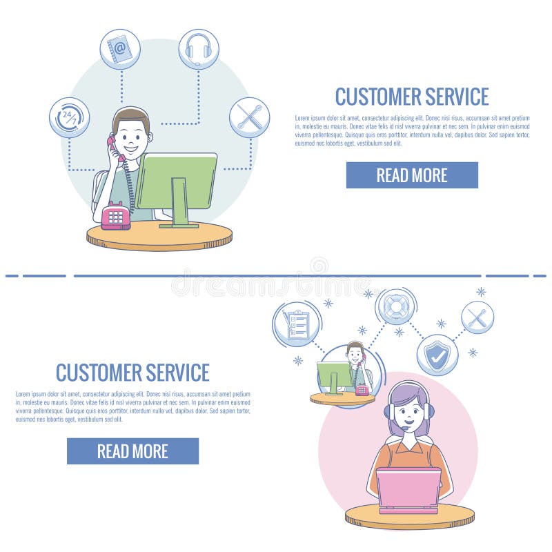 Customer Service Infographic Stock Vector - Illustration of creative ...