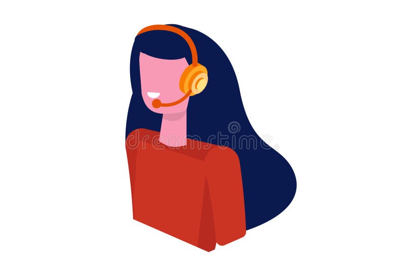 Help Desk, Call Center Consultants Avatar. Customer Care Concept. Live ...