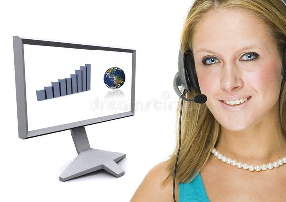 Customer service and lcd stock photo. Image of earth, globe - 1783242