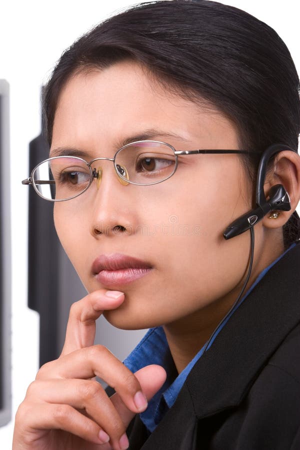 Cheerful Customer Service stock photo. Image of business - 5659412