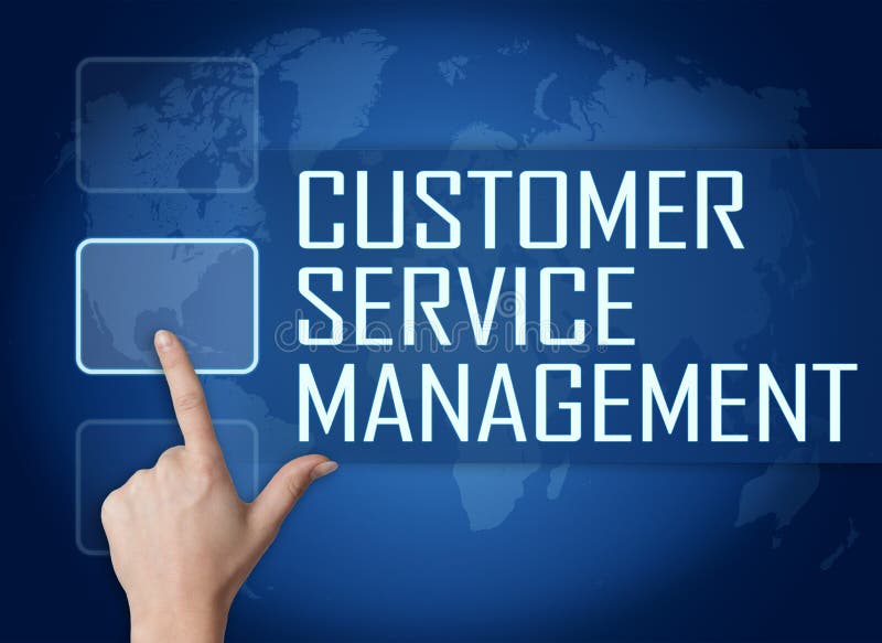 Customer Service Management Stock Illustration - Illustration of ...