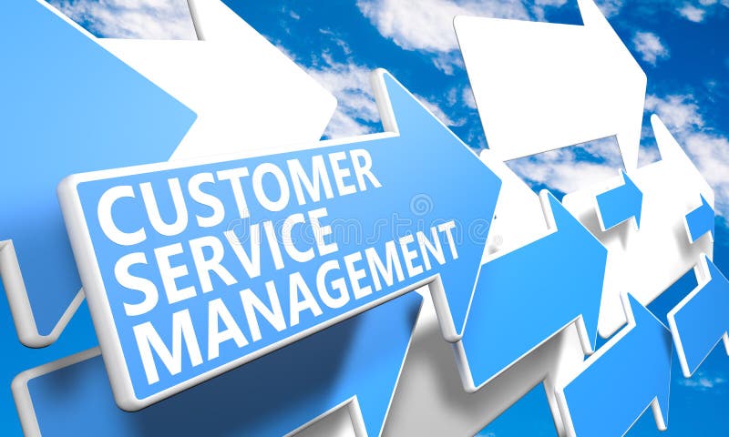 Customer Service Management Stock Illustration - Illustration of care ...