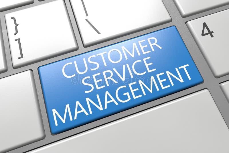 Customer Service Management Stock Illustration - Illustration of ...