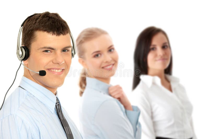 Helpdesk team stock photo. Image of call, connectivity - 4033728