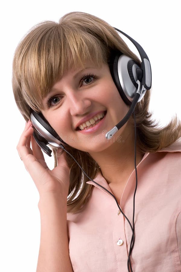Customer service operator stock image. Image of helper - 2609643