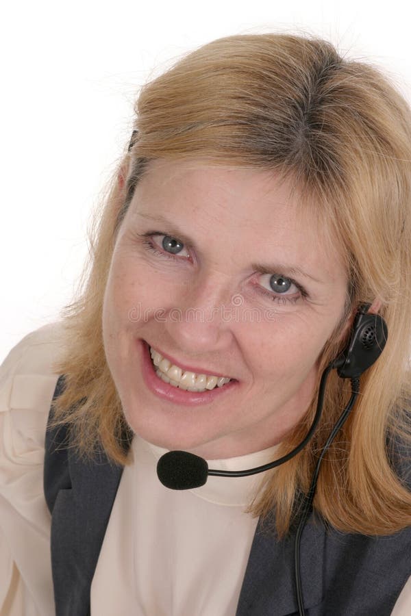 Customer Service Operator 7115 Stock Image - Image of desk, headset: 795987