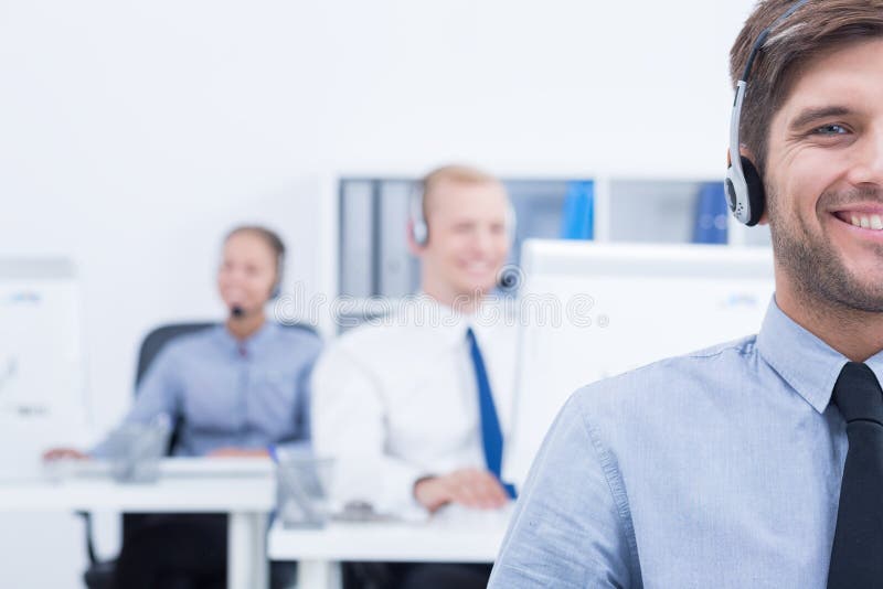 Customer service operator stock photo. Image of professional - 79603870