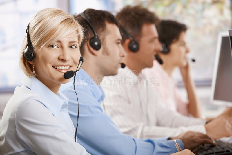 Customer service operators stock photo. Image of dispatcher - 24850428