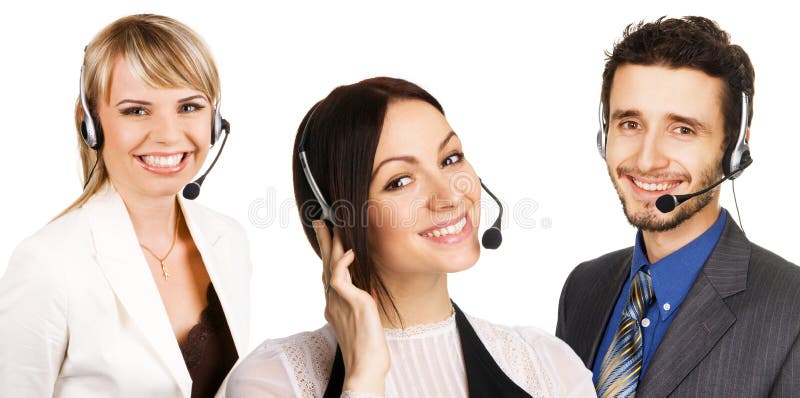 Customer service office stock image. Image of headset - 5735449