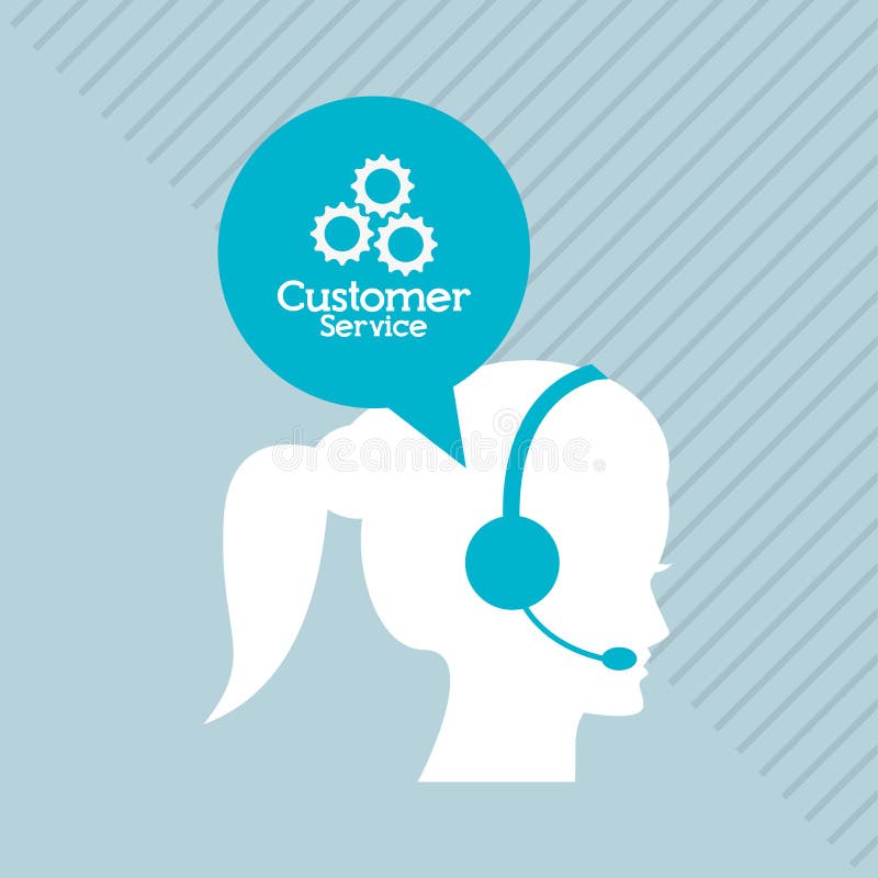 Customer Service Related Icons Image Stock Illustration - Illustration ...