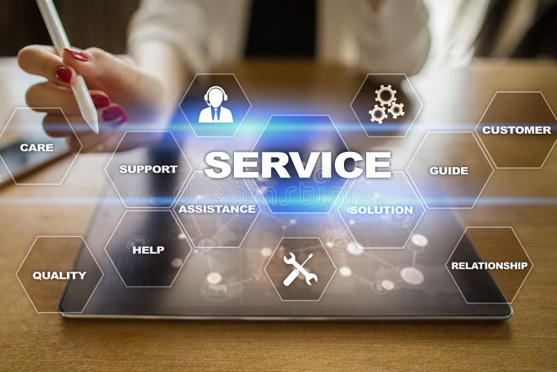 Customer Service and Relationship Concept. Business Concept Stock Image ...