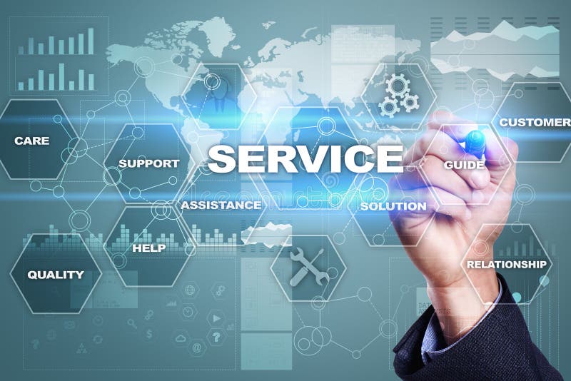 Customer Service and Relationship Concept. Stock Image - Image of ...