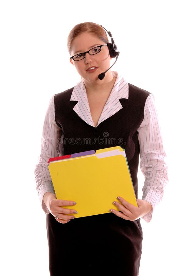 Customer Service Rep stock image. Image of office, business - 308551