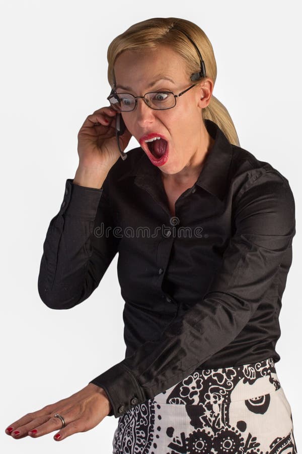 Customer Service Rep Upset on a Call Stock Photo - Image of assistance ...