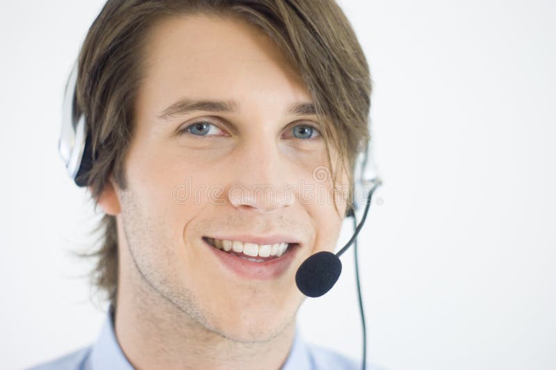 Customer Service Representative Stock Photo - Image of business ...