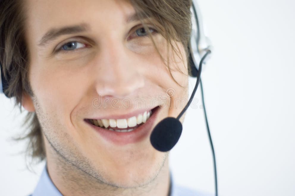 Customer Service Representative Stock Photo - Image of helpful ...