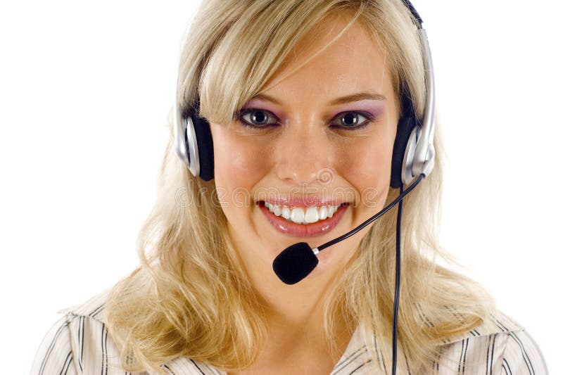 Customer Service Representative Stock Image - Image of communicate ...