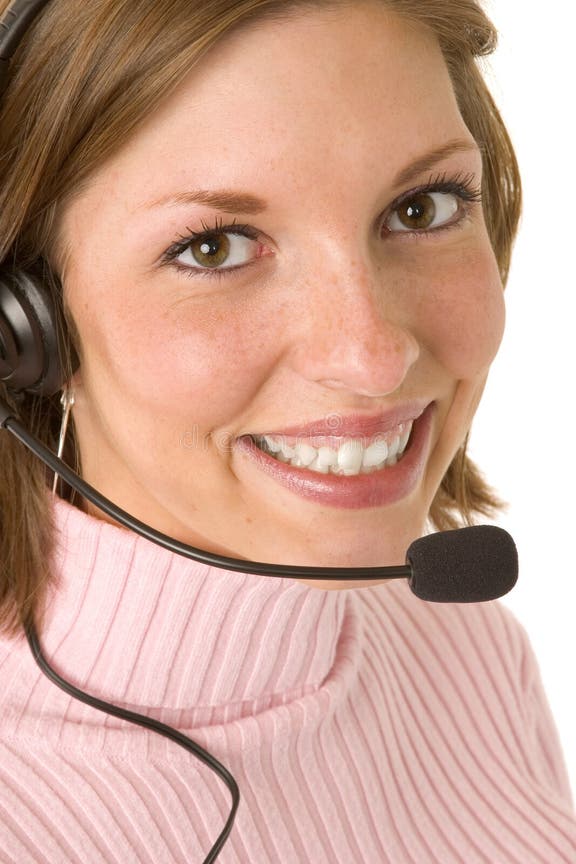 Customer Service Representative Stock Image - Image of cosmetic, hair ...