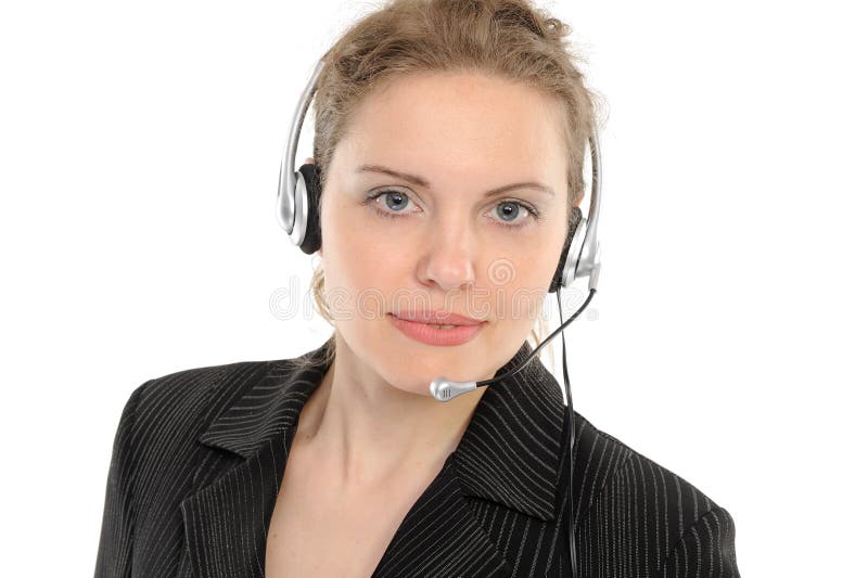 Customer Service Representative Stock Image - Image of friendly, help ...