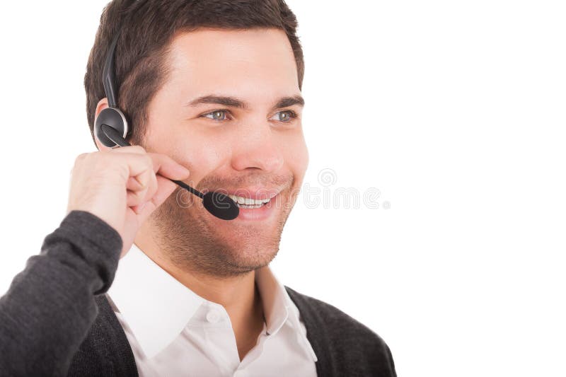 Help desk call center stock image. Image of isolated - 26666987