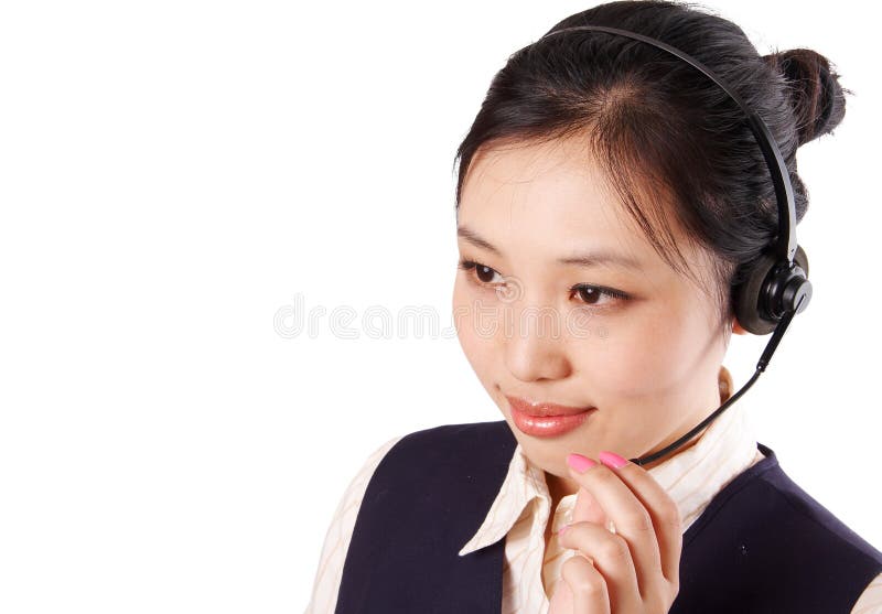 Customer Service Representative Stock Photo - Image of beautiful ...
