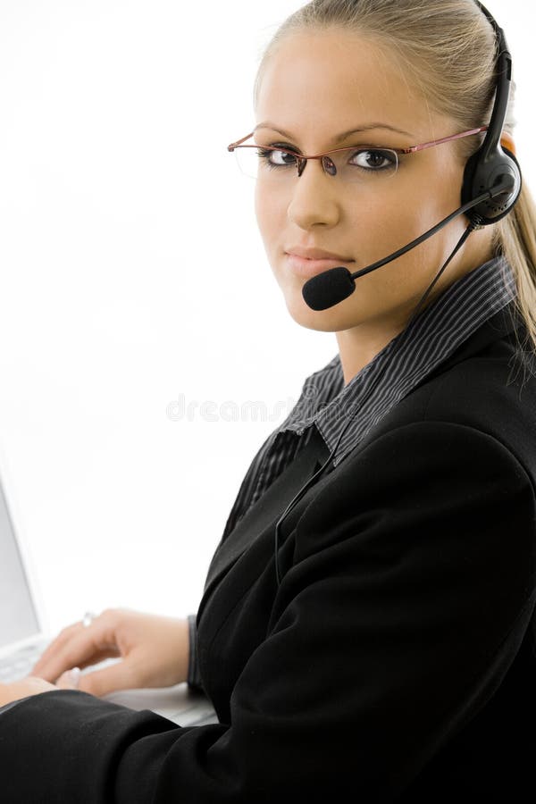A Customer Service Agent (2) Stock Image - Image of helpline, corporate ...