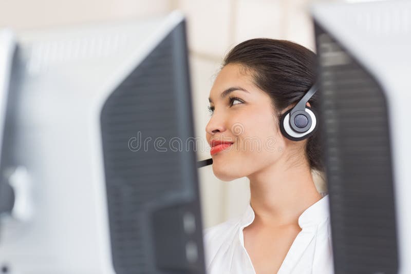 Customer Service Representative in Call Center Stock Photo - Image of ...